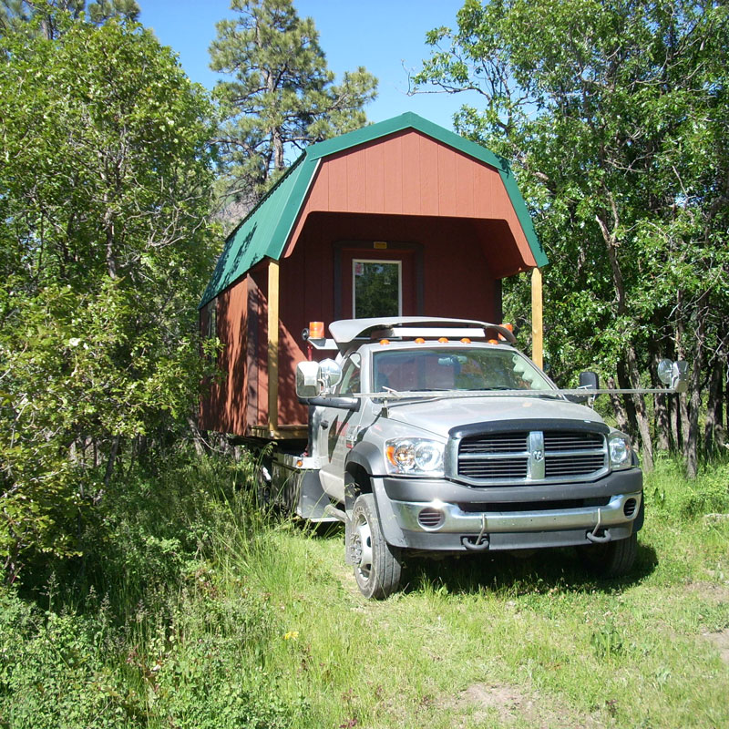 Shed Moving Company near Four Corners, New Mexico